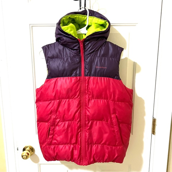 Quechua | Jackets & Coats | Decathlon Quechua Pink Purple Green Girls ...